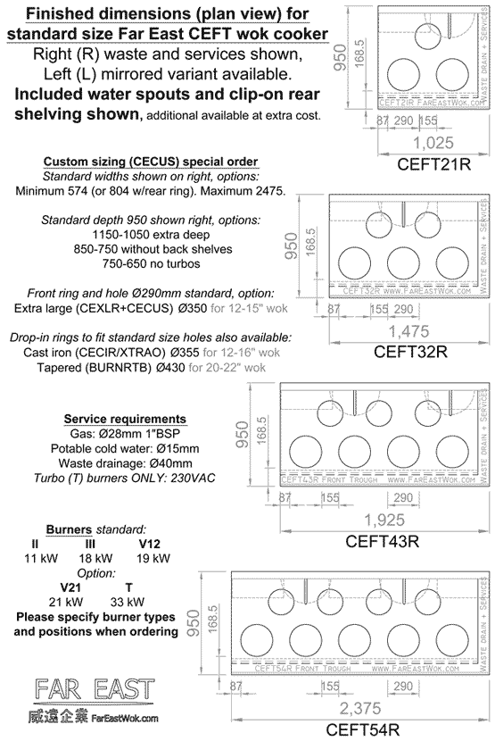 Wok cooker range heavy duty | Far East 威遠企業